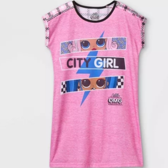 Pajamas | Girls Lol Surprise Omg City Girl Nightgown | Poshmark
